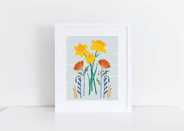 Daffodil Art Print - Jen Fox Studio