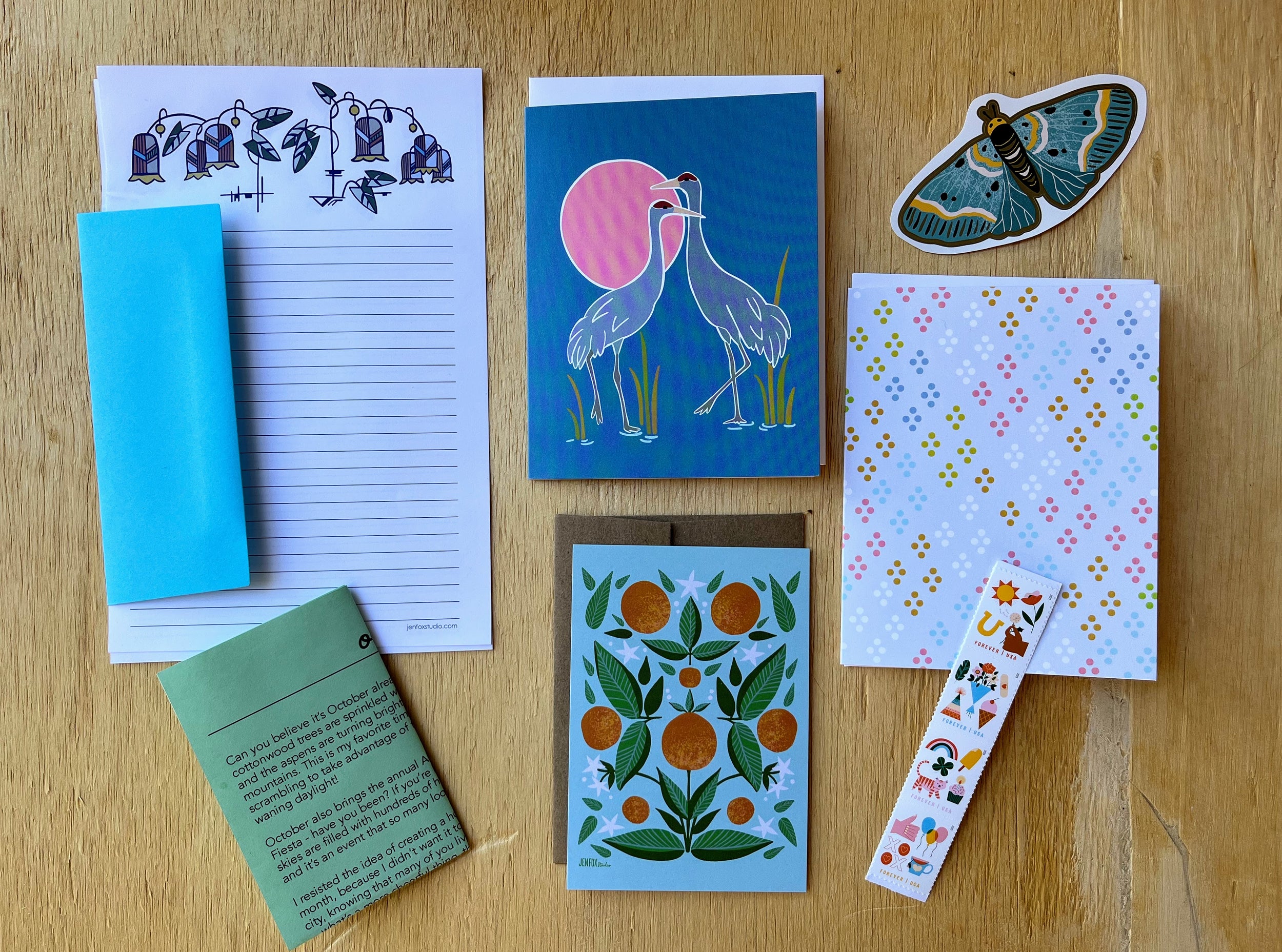 Monthly Stationery Subscription - Jen Fox Studio