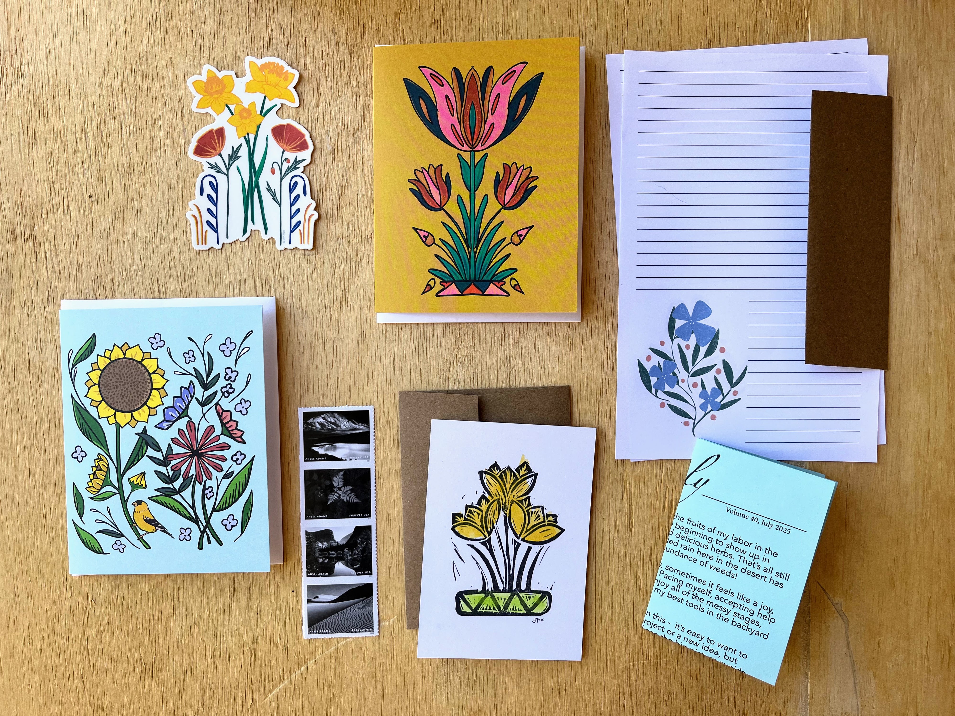 Monthly Stationery Subscription - Jen Fox Studio