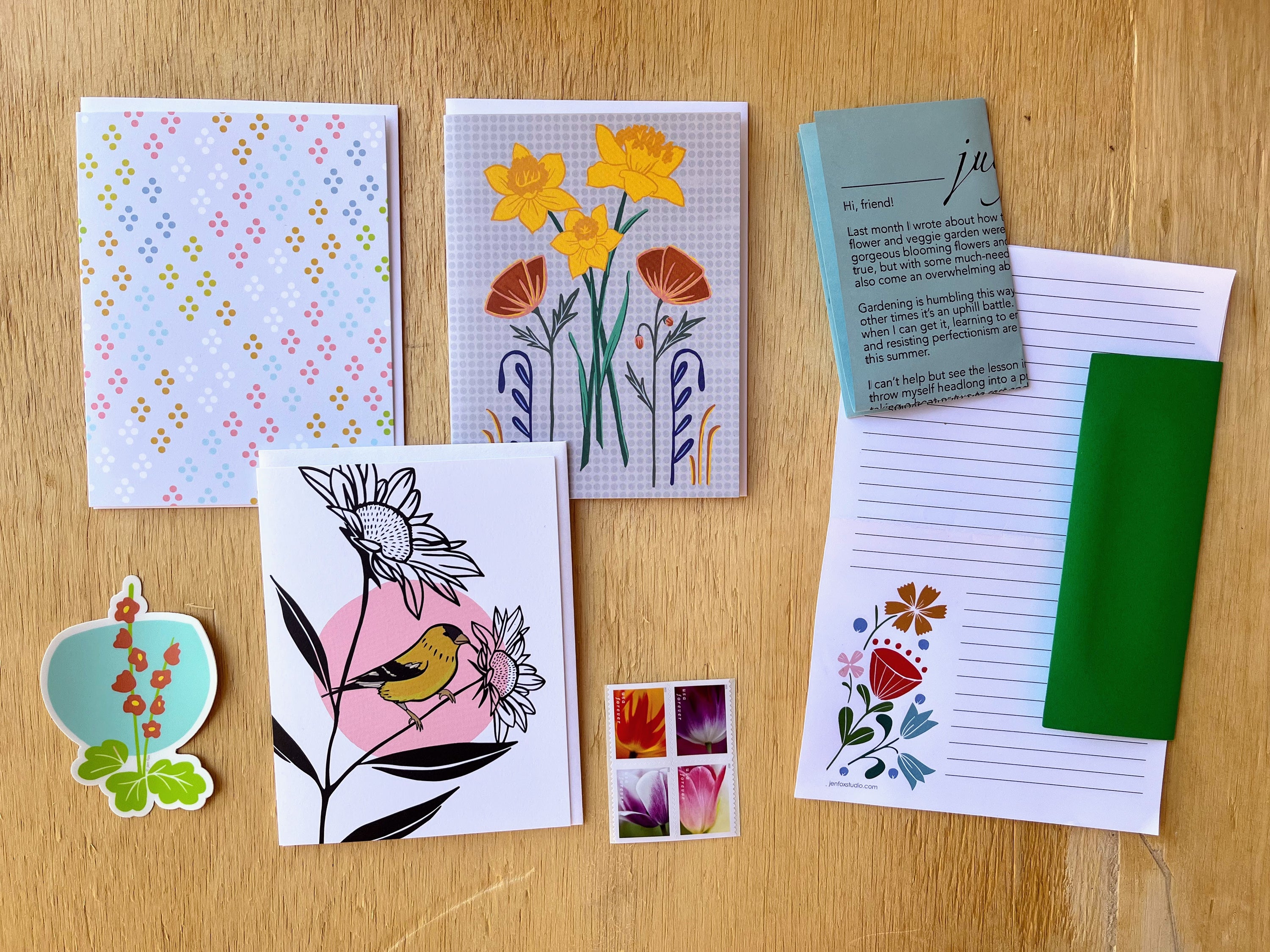 Monthly Stationery Subscription - Jen Fox Studio