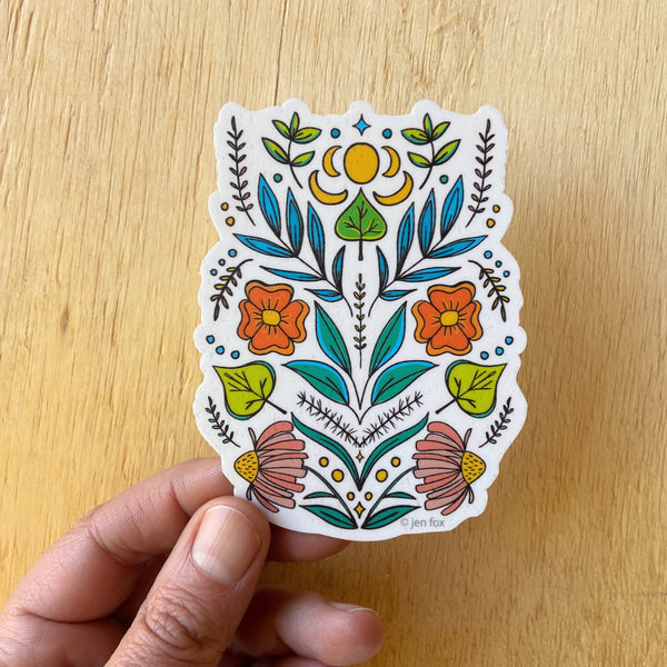 Spring Shrine Sticker - Jen Fox Studio